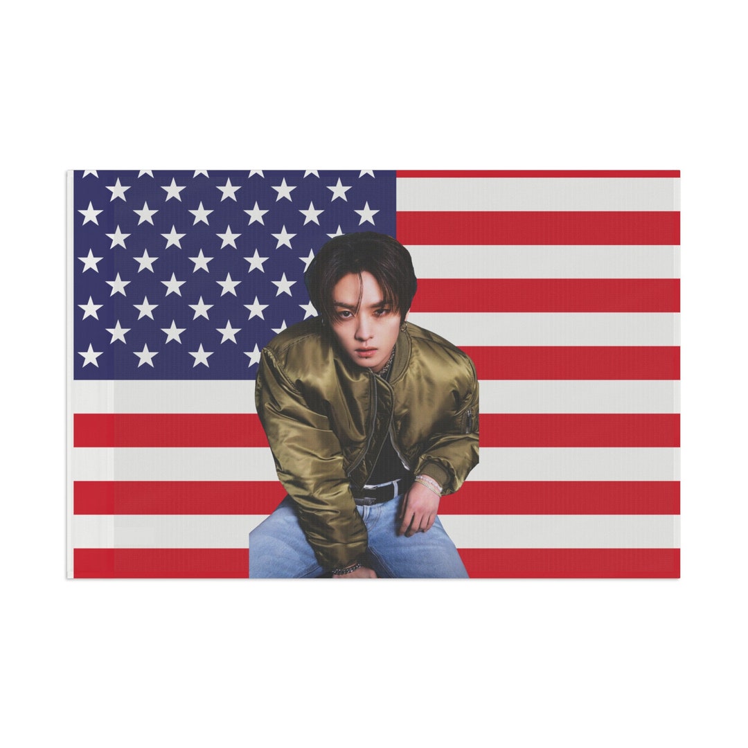 Lee Know USA Flag - Etsy