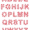 CANDY FONT SVG, Santa's Sweet Script, Christmas Font Svg, Candy Cane ...