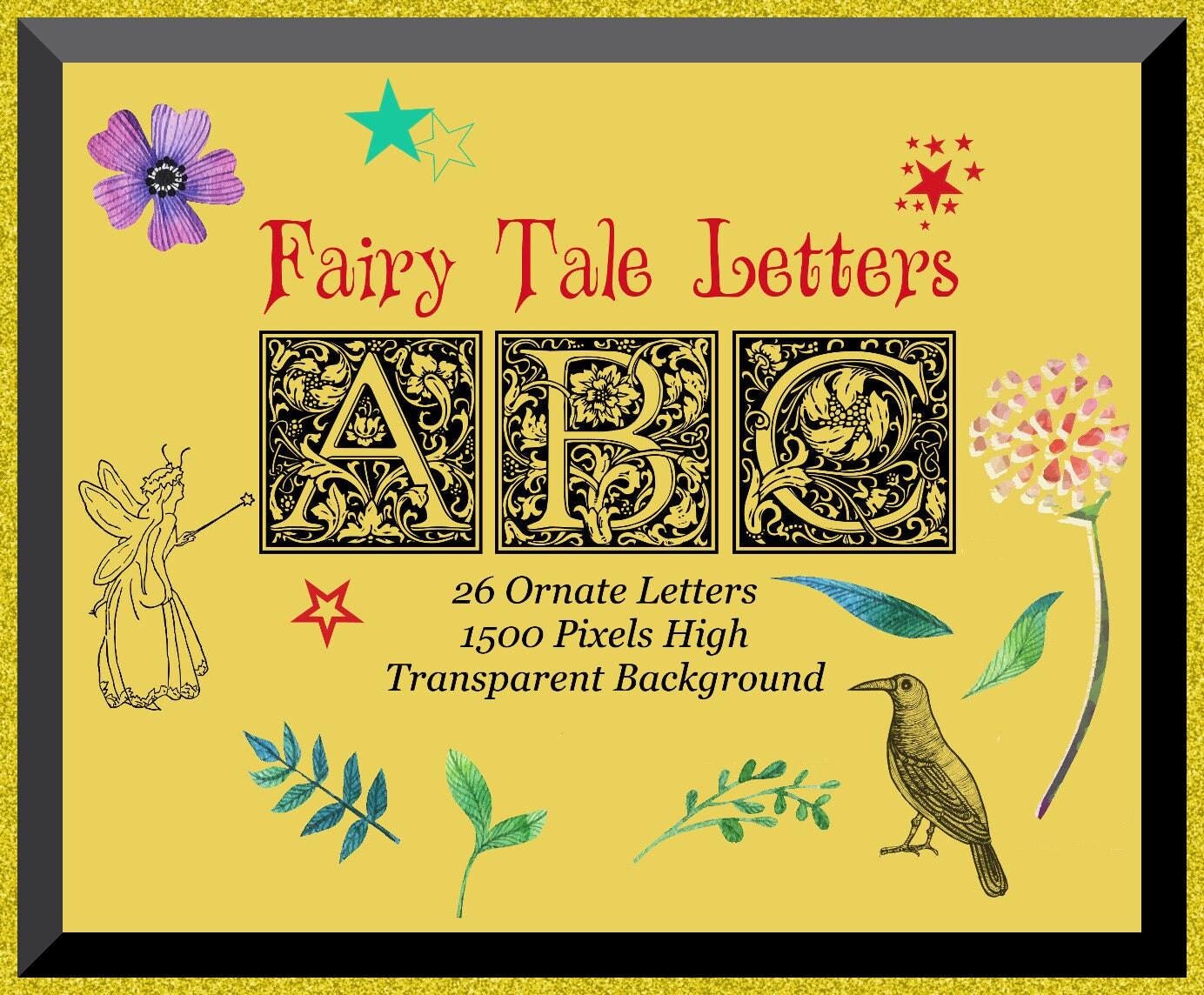 Digital Alphabet for Cricut, Printable Alphabet, PNG Digital Alphabet ...