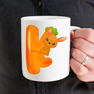 Easter Alphabet, Bunny Rabbit and Carrot Printable and Cricut Alphabet ...