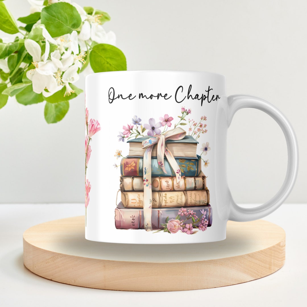 One More Chapter Book Lover Mug for Librarian Mug Gift for Book Lover ...