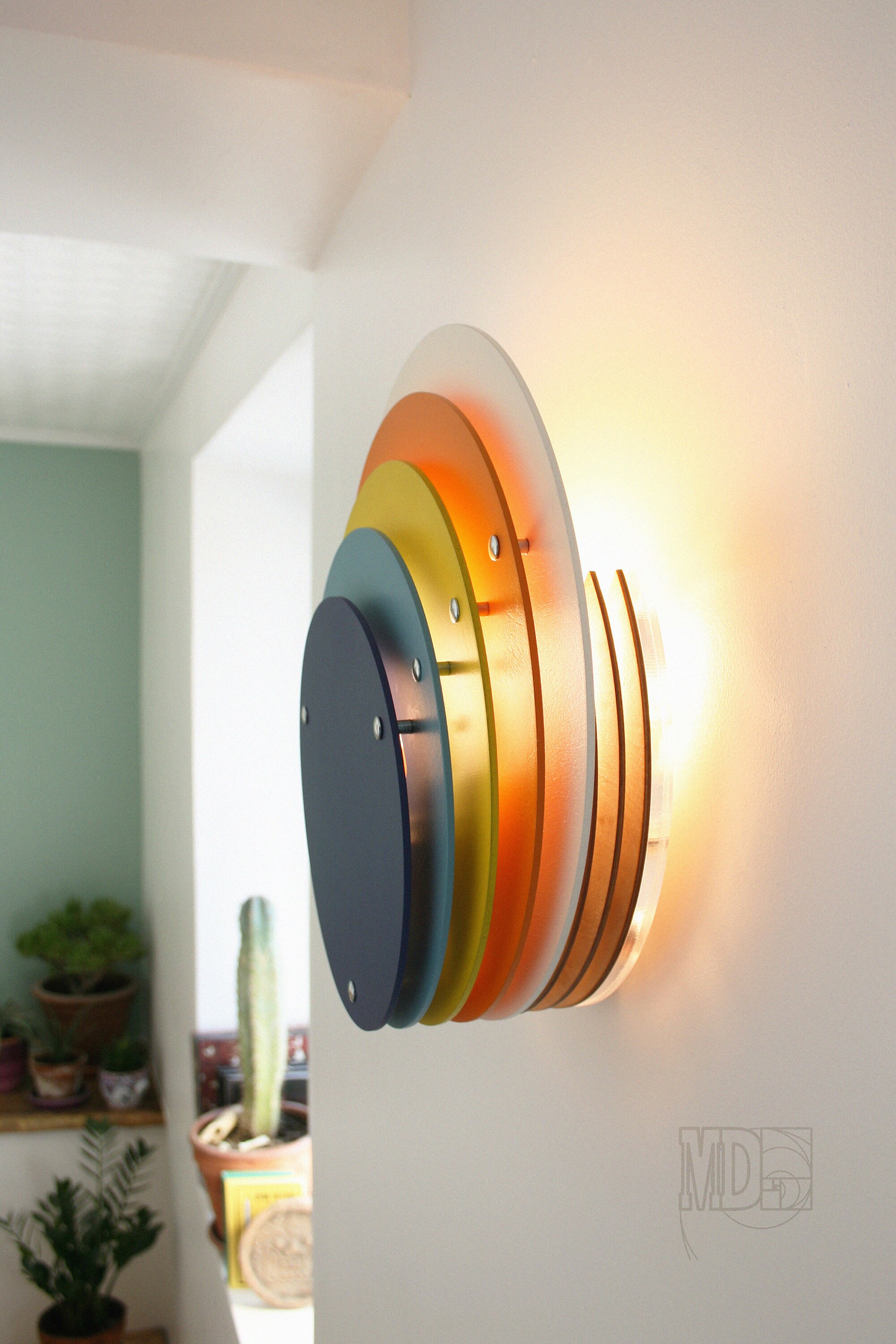 Vintage Wall Light Retro Lamp Art Deco Lighting 60s 70s Design