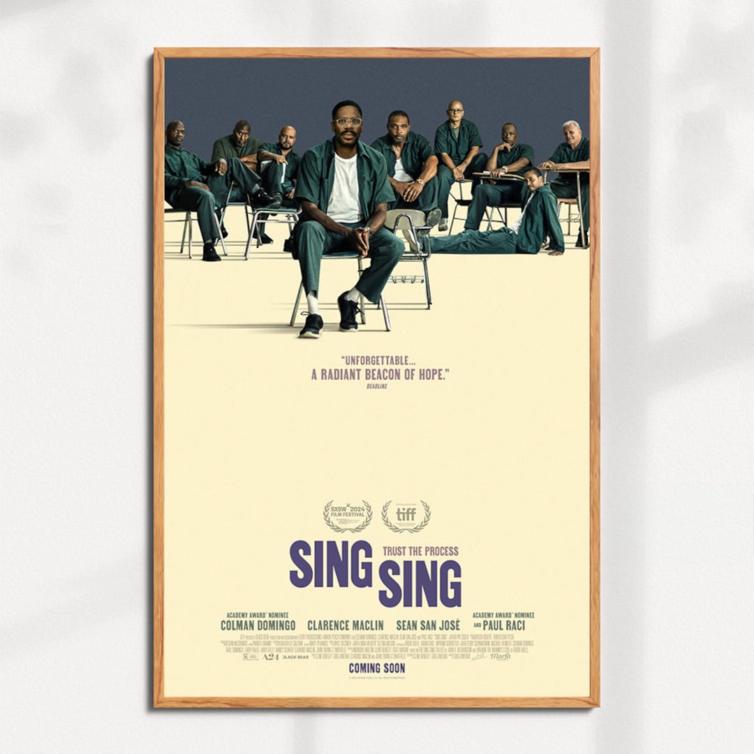 Sing Sing Movie Poster High Quality Canvas Art Print Room Decoration ...