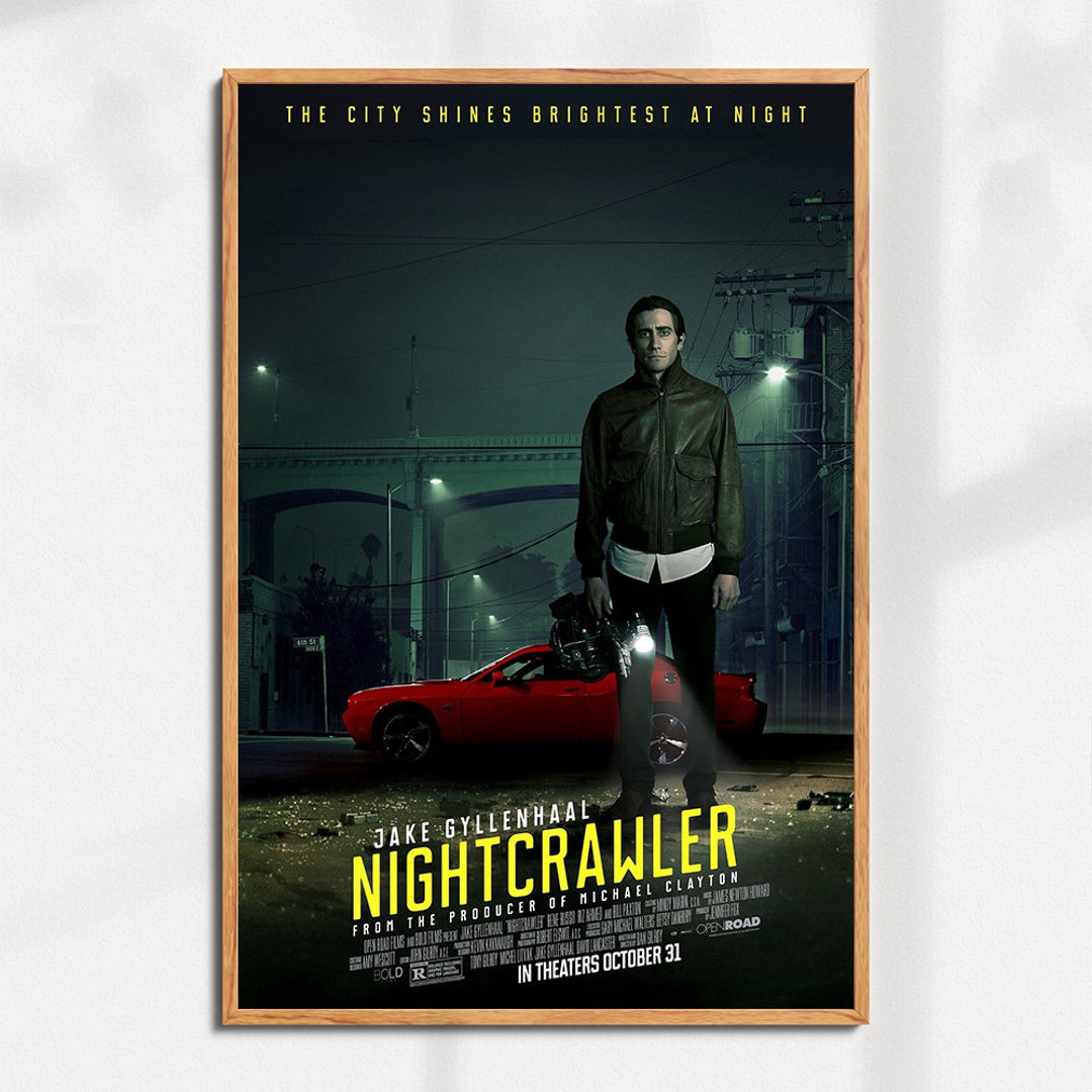 Nightcrawler Movie Poster High Quality Canvas Art Print Room Decoration ...