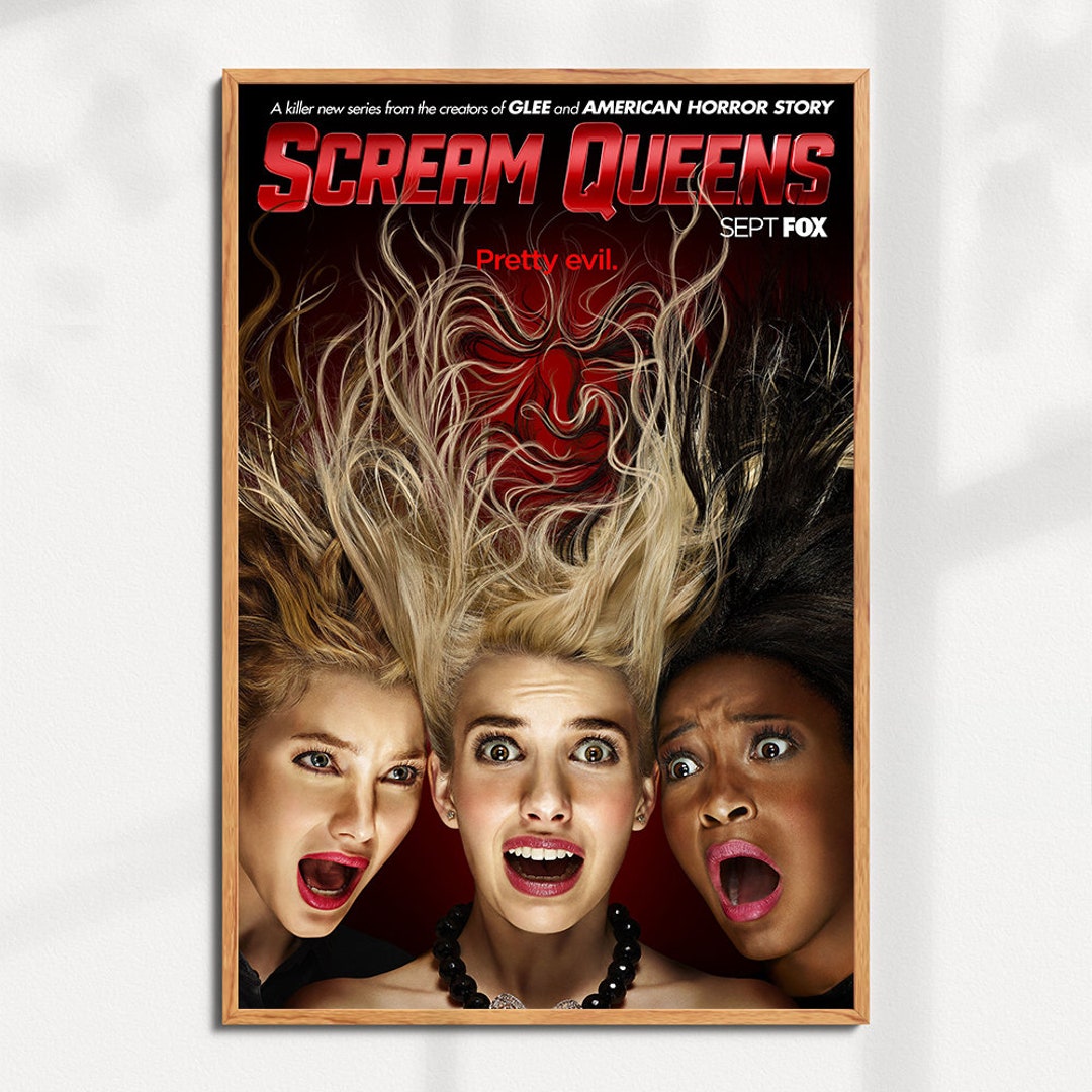 Scream Queens Movie Poster High Quality Canvas Print Wall Art Gifts for ...