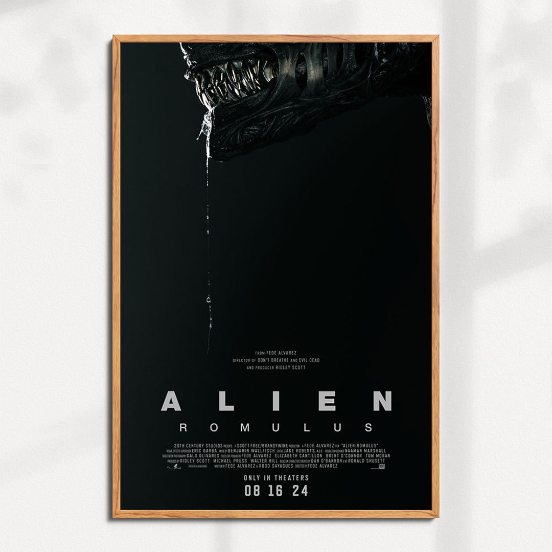 Alien Romulus Movie Poster High Quality Canvas Print Wall Art Gifts for ...