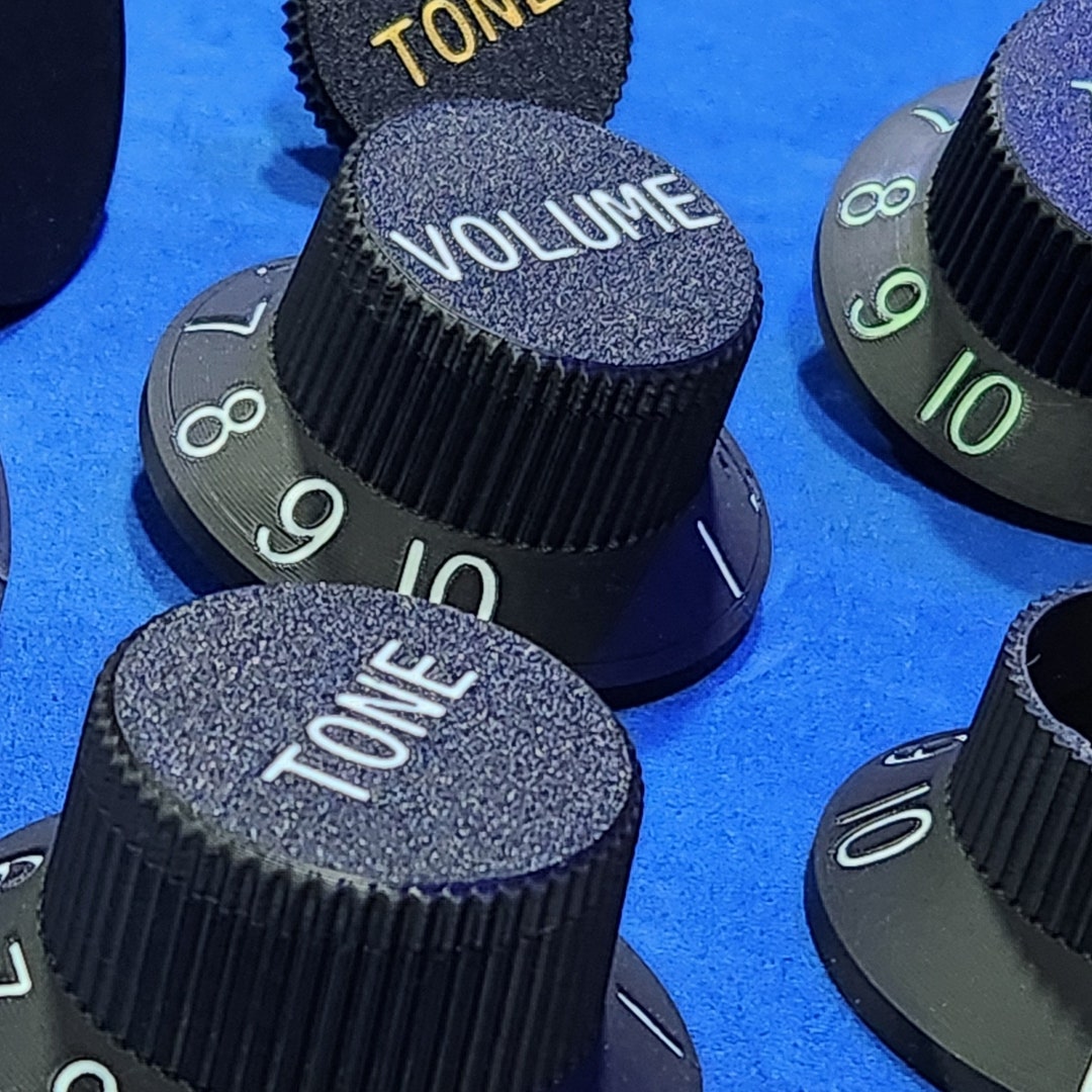 Extra Large Guitar Knob for Pick Storage. Choose Your Style and Color ...