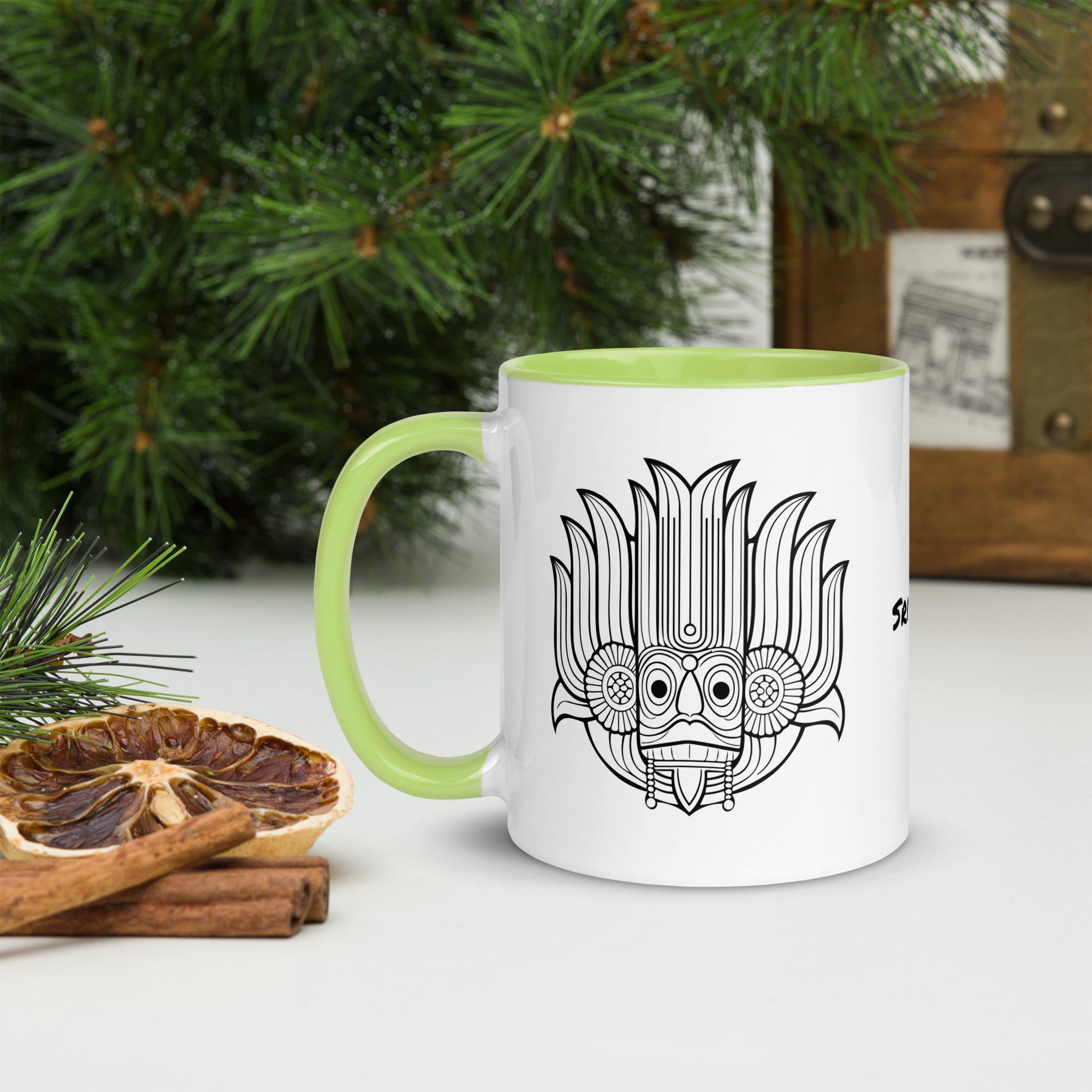 Sri Lankan Yaka Mask Mug: Cultural Coffee & Tea Ceramic Cup - Etsy