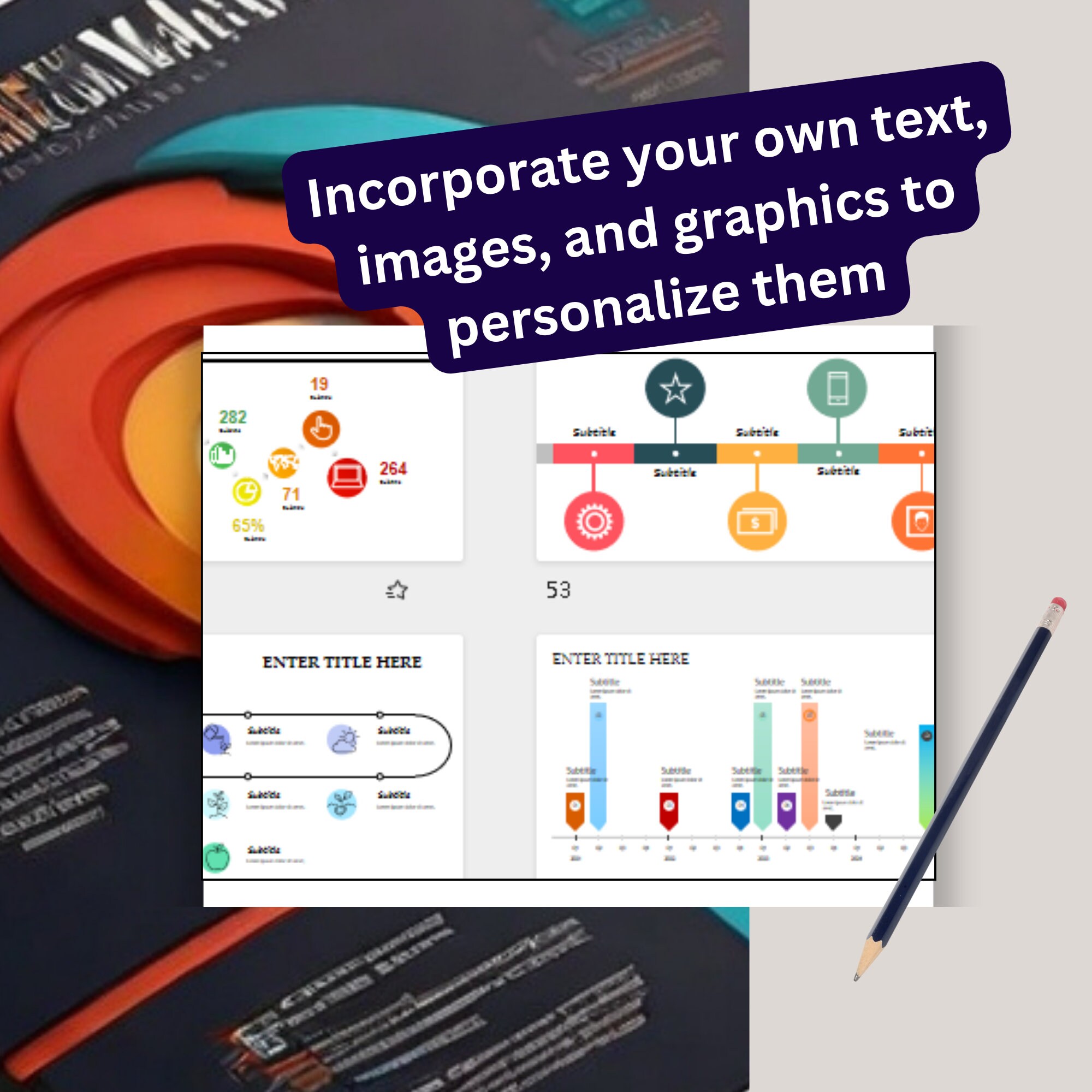 100 Infographics Powerpoint Template | Fully Editable Powerpoint ...