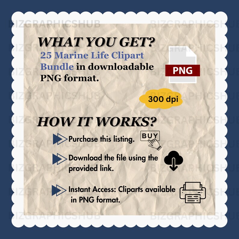 Watercolor Marine Life Clipart Bundle 25 Sea Animals PNG, Ocean Life ...