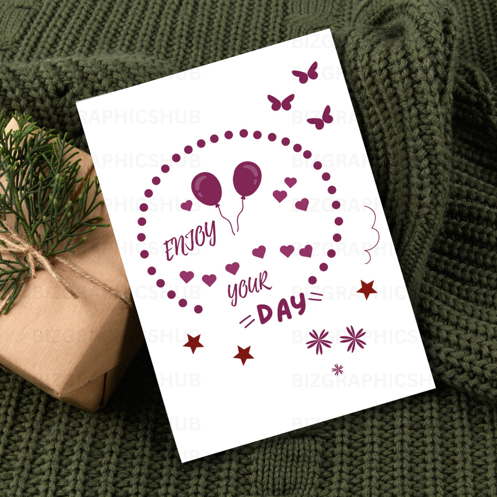 Printable Birthday Card, PDF, Instant Download Greetings Card, Birthday ...