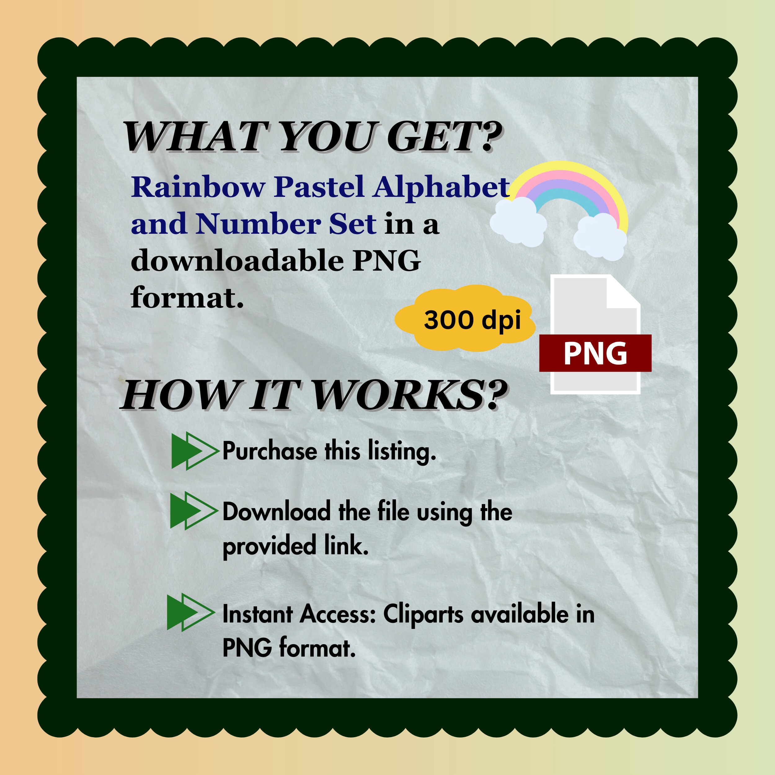 Rainbow Pastel Alphabet & Number Set - Digital Download for Crafts ...