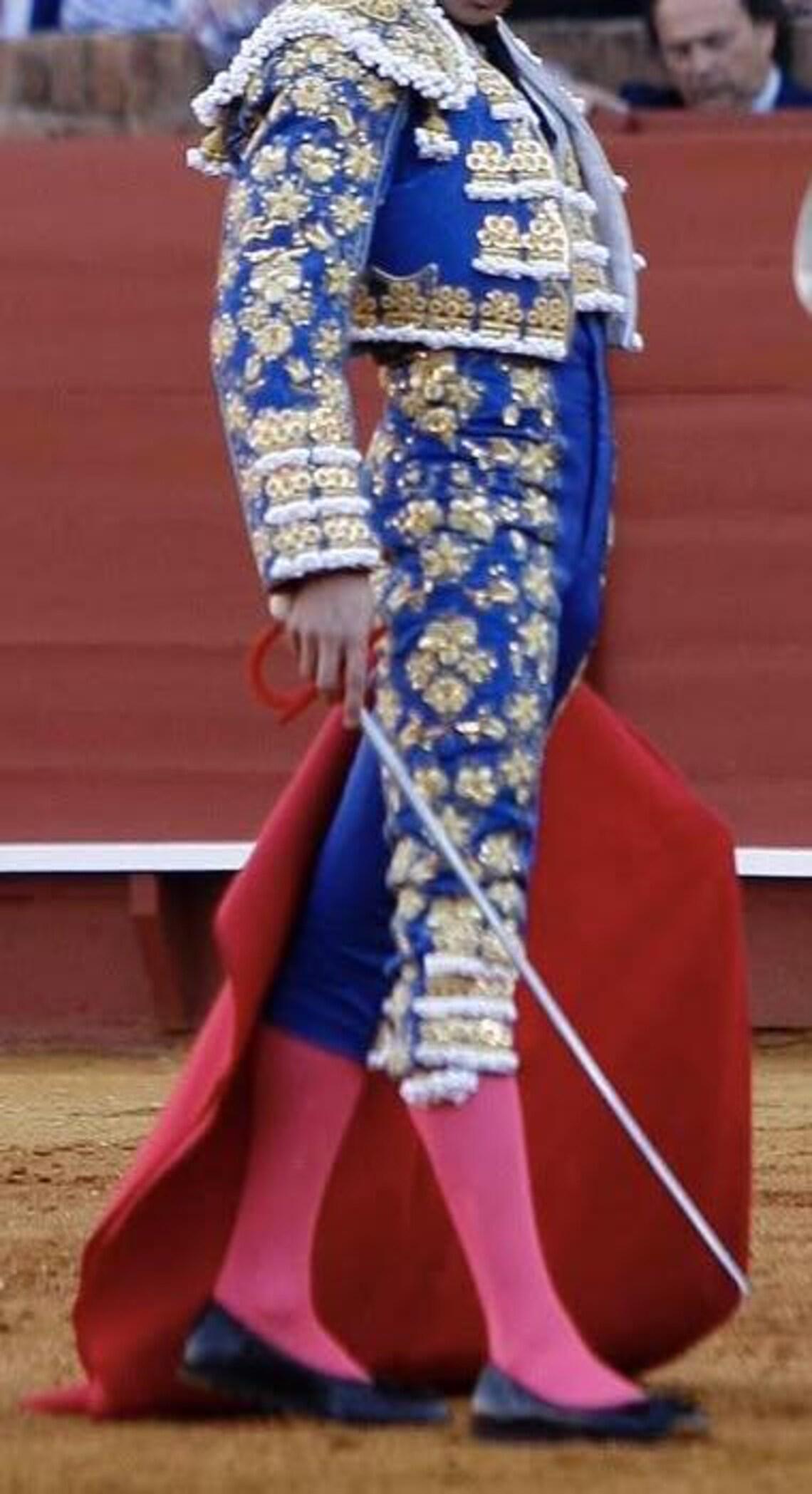 Customized Blue Matador Men's Bull Fighter Costume Spanish Bullfighter ...