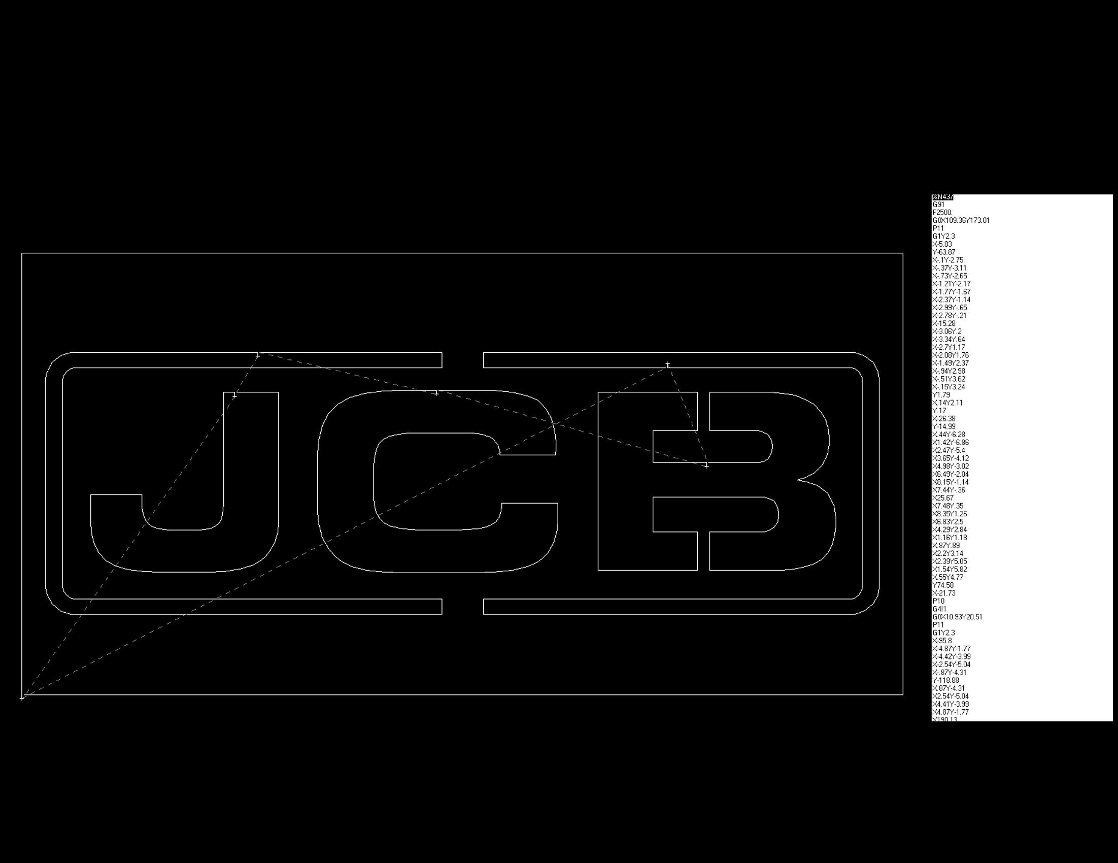 JCB Logo Dxf/dwg/nc/svg - Etsy