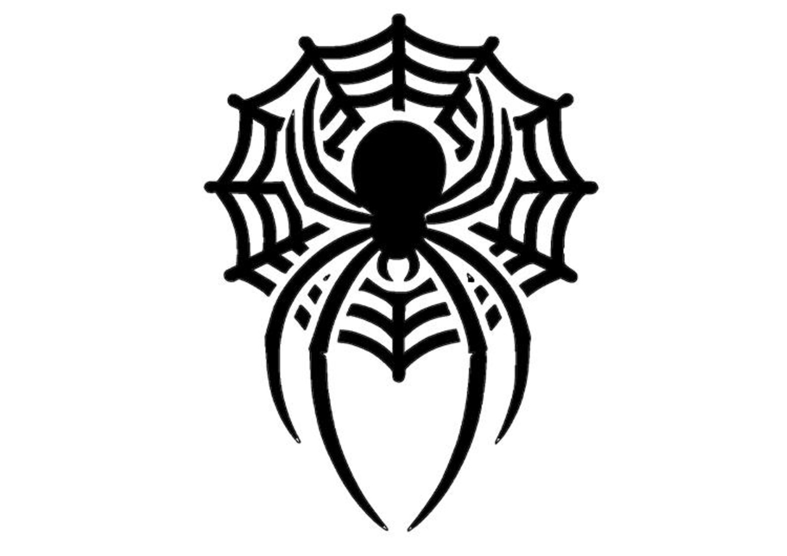 Halloween Spider Silhouette - DXF, DWG, SVG - Etsy