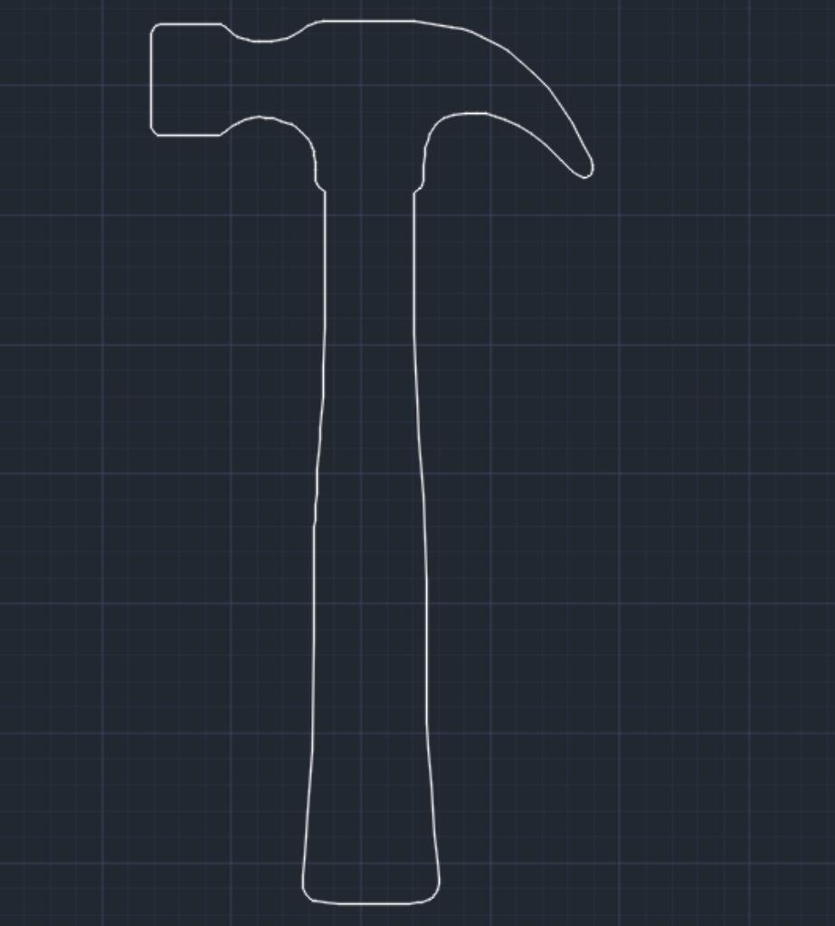 Hammer Silhouette - DXF Dwg SVG Png - Etsy