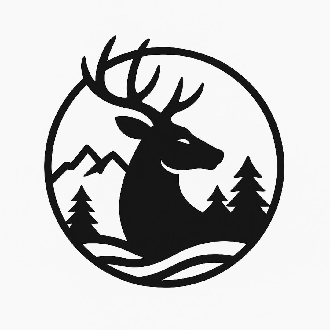 Hunting Badge SVG DXF Png – Hobby Collection | CNC Plasma Laser Cut ...