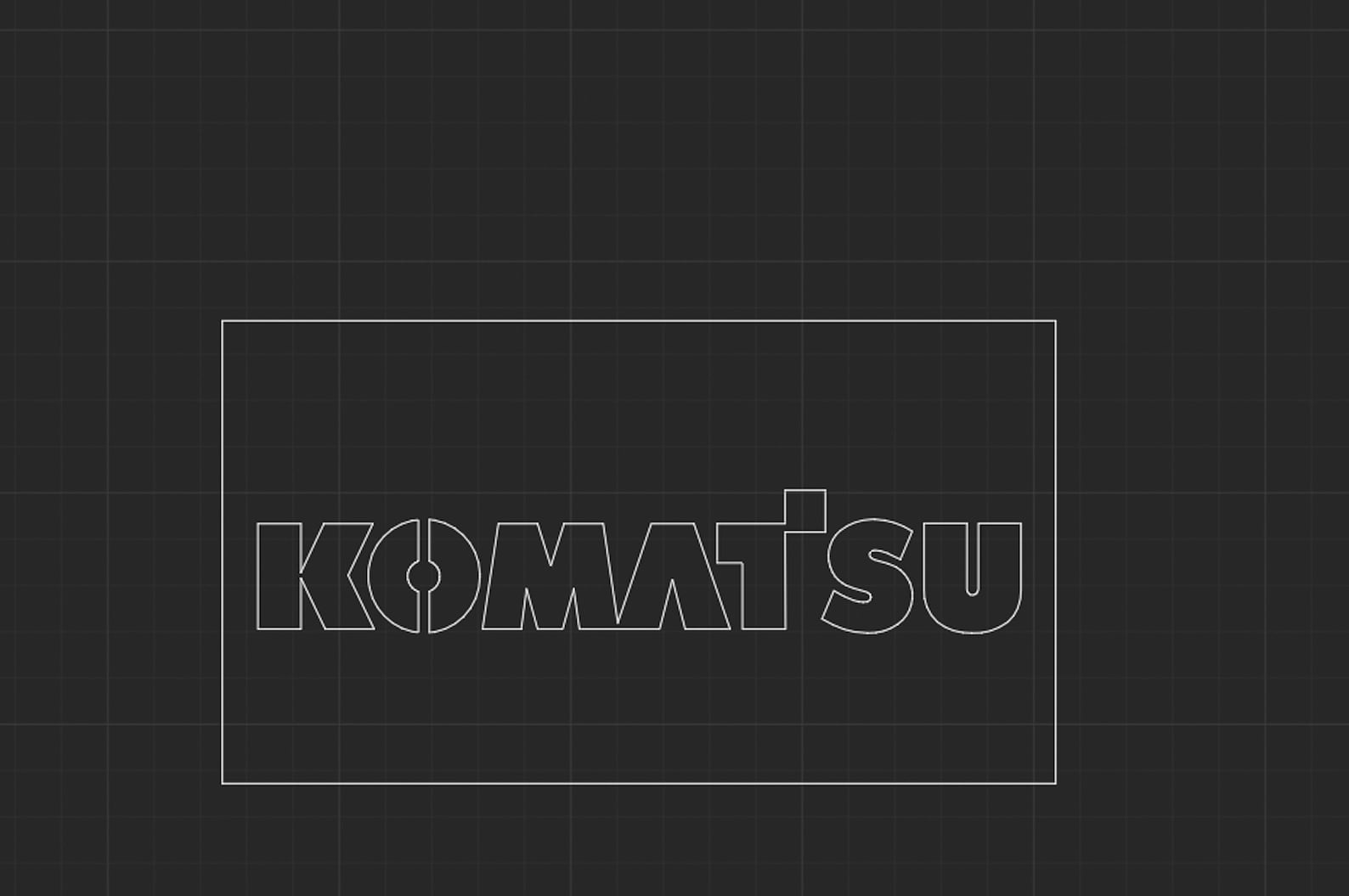 Komatsu Logo Dxf/dwg/svg - Etsy