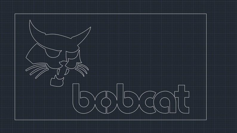 Bobcat Logo Dxf/dwg/svg - Etsy