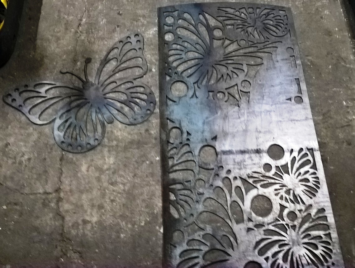 Butterfly Model Metal Cut Dwg/dxf/svg/nc/png - Etsy