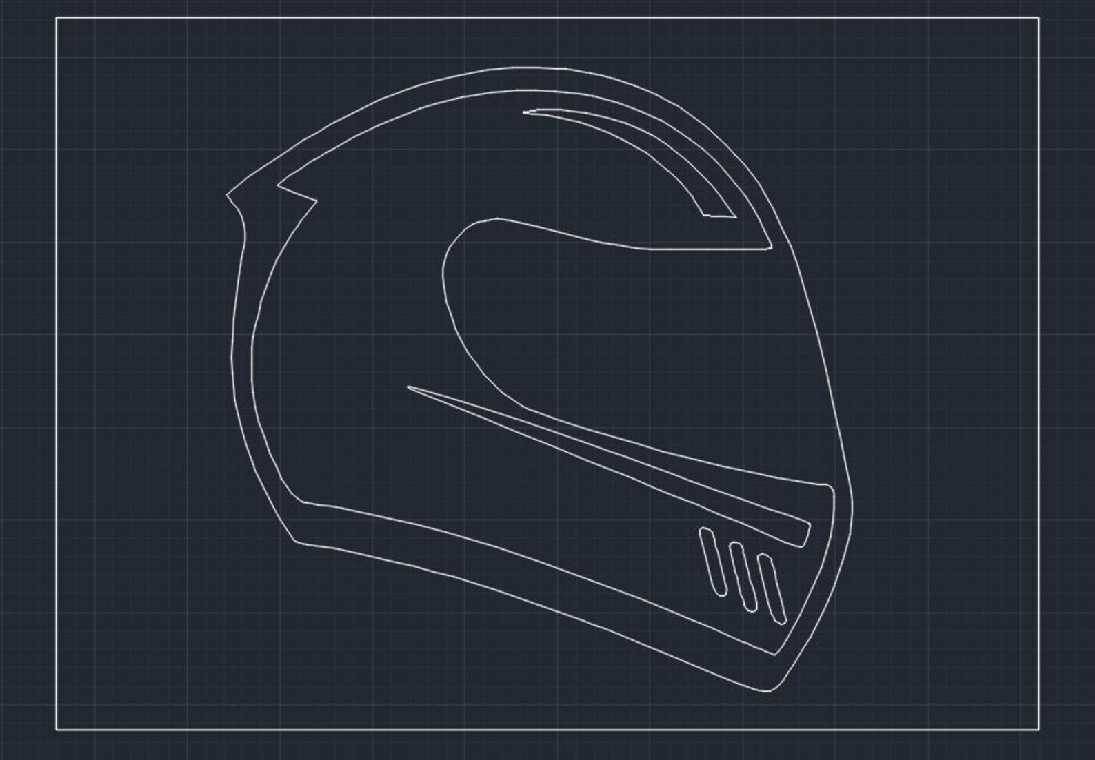 Motogp Helmet DXF Svg Png Dwg - Motorsport Racing Silhouette - Etsy