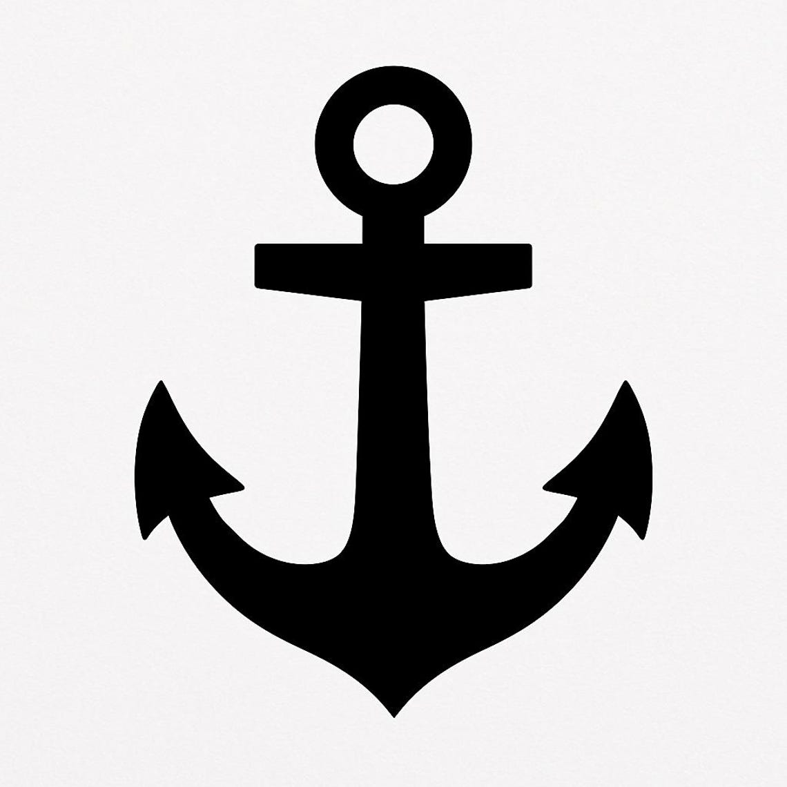 Anchor Silhouette Dwg/dxf/svg/png - Etsy