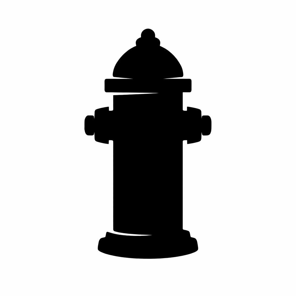 Fire Hydrant Silhouette - DXF SVG PNG Dwg - Etsy