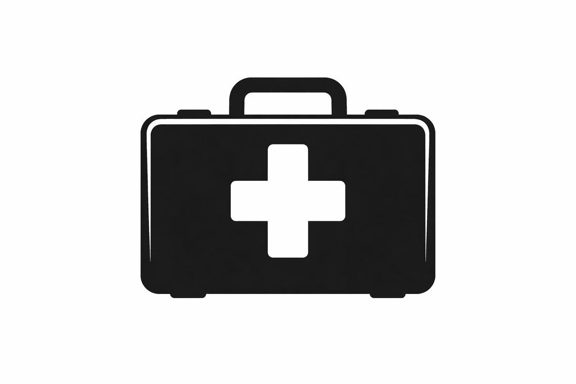 First Aid Kit Silhoutte - DXF SVG PNG Dwg - Etsy
