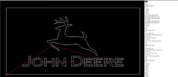 John Deere Logo Outline
