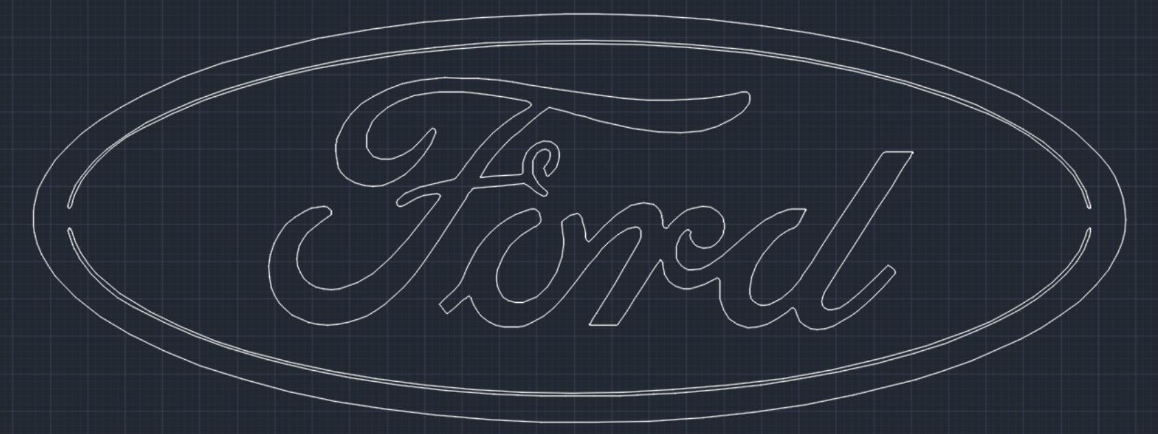 Ford Logo Dxf/dwg/svg/png - Etsy