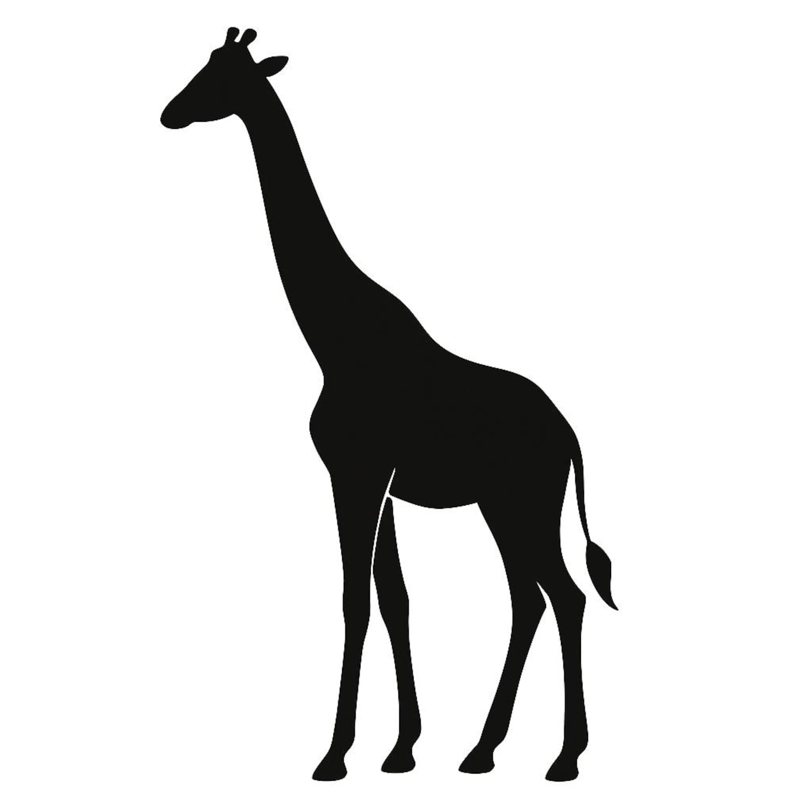 Giraffe Silhouette - DXF SVG PNG Dwg - Etsy