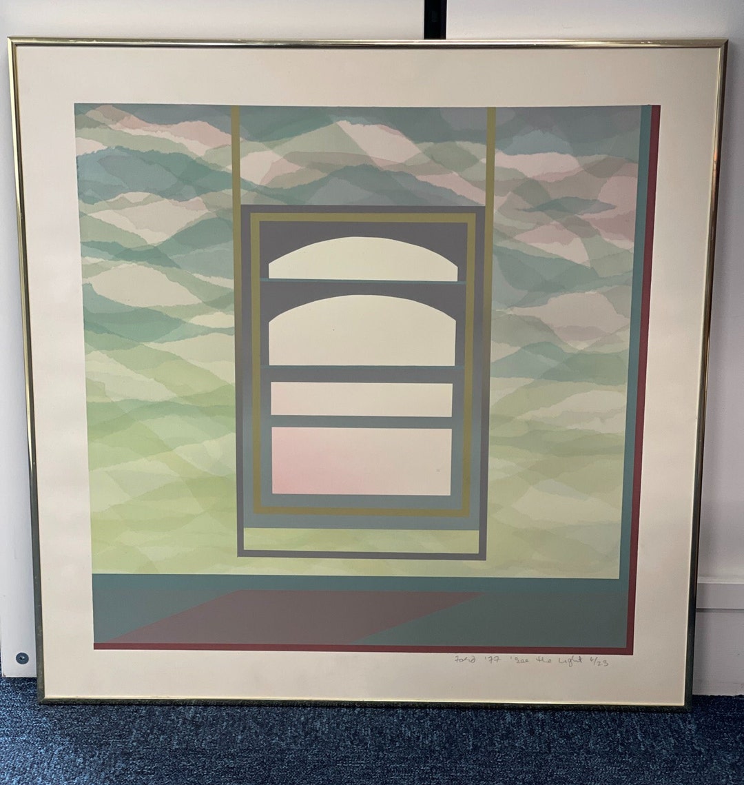 Anita Ford 'see the Light' 1977 Signed and Framed. 6/23 Limited Edition ...