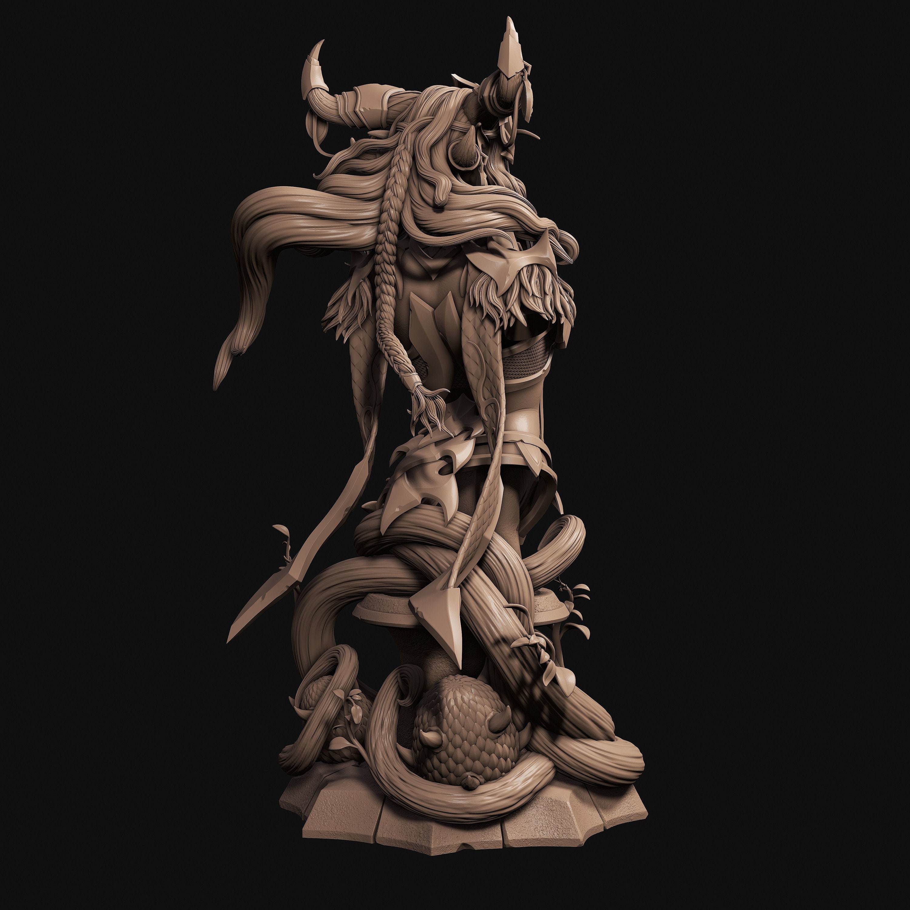 Alexstrasza 3d Printiable Realistic Bust Stl Files Digital Download Etsy