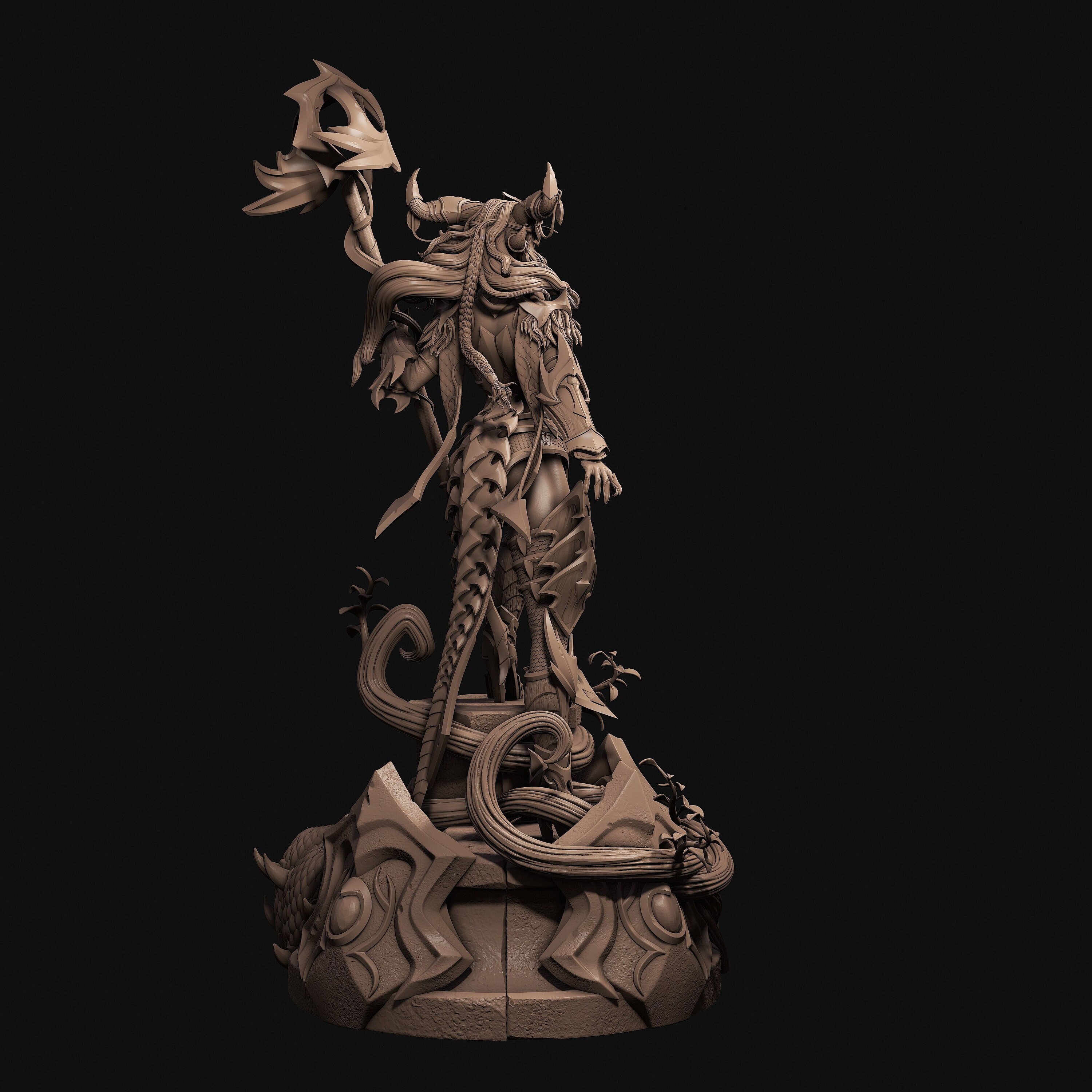 Alexstrasza 3d Printiable Realistic Bust Stl Files Digital Download Etsy