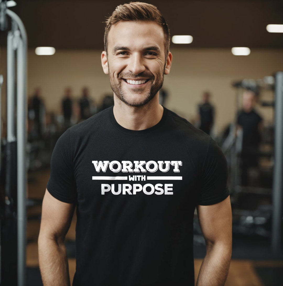 Christian Workout T-shirt, Gym Lover Apparel, Inspiring Saying Clothing ...