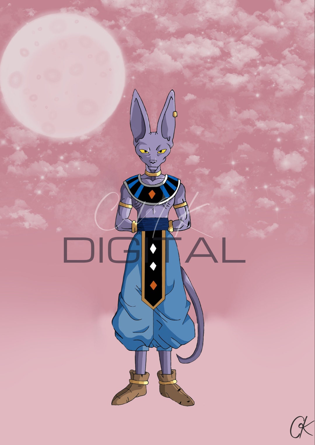 BEERUS DIGITAL ART - Etsy