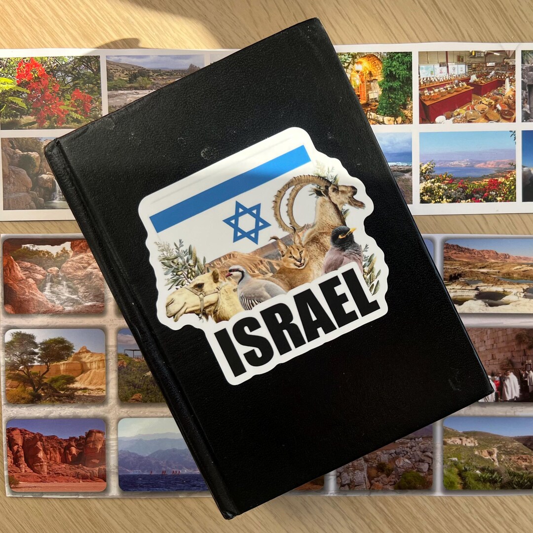 ISRAEL-STICKER, Hebrew, Christian, Jewish, Torah, Travel Journal ...
