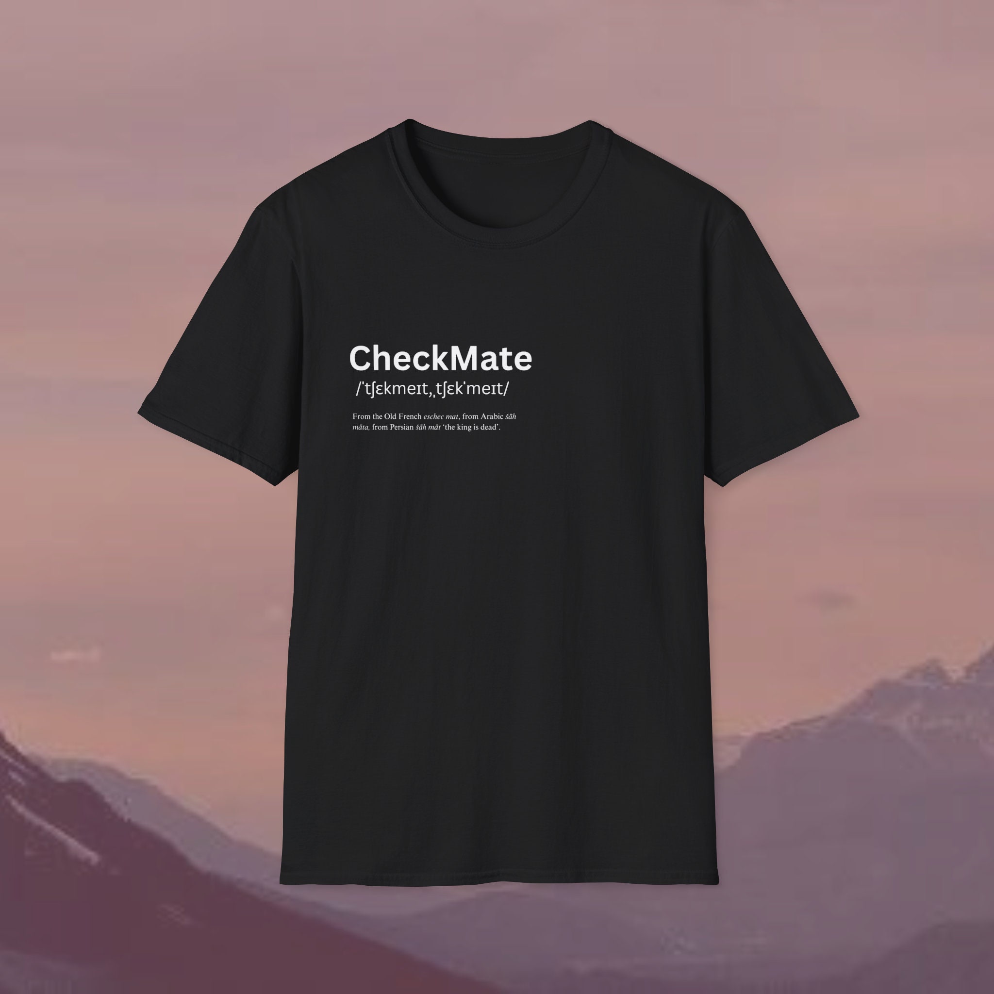 Chess T-shirt, Checkmate Tshirt, Chess Themed T-shirt, Chess Gift ...