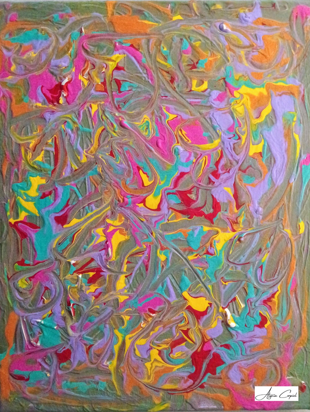 Suppressing Darkness - Trauma Healing Abstract Art Print - Etsy