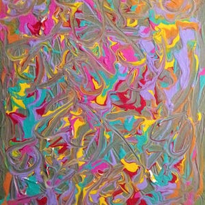Suppressing Darkness - Trauma Healing Abstract Art Print - Etsy
