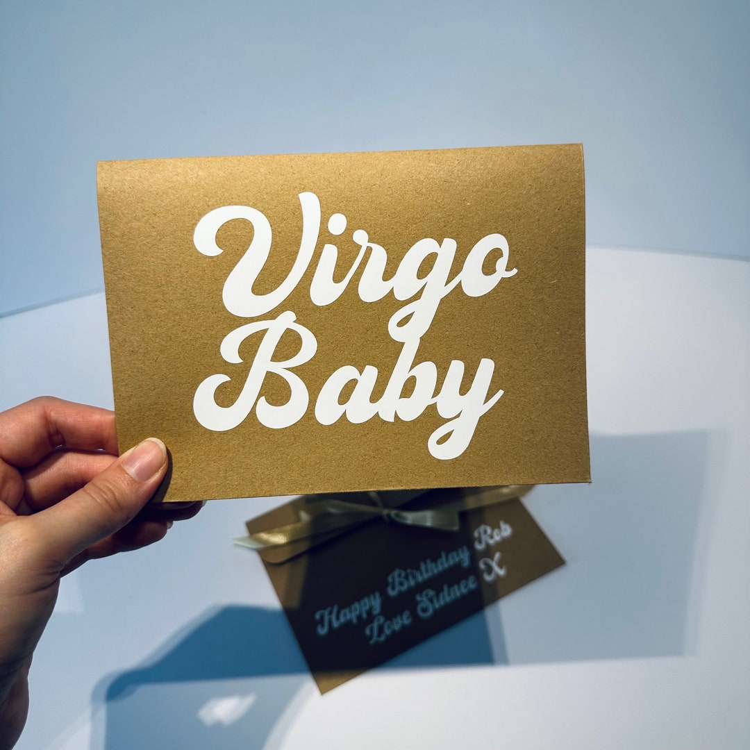 Star Sign Birthday Envelope With Ribbon, Personalised Gift Envelope ...