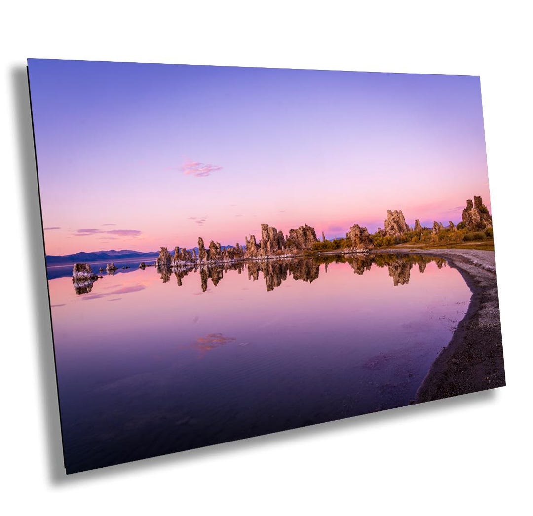 Mono Lake Sunrise Color Photography Canvas Metal Acrylic Print Wall Art ...