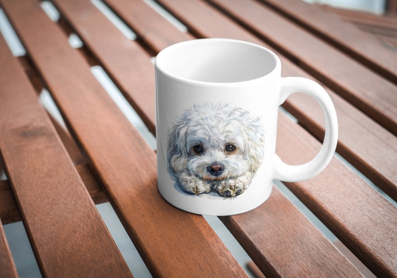 Sleepy Cavachon Clip Art. Watercolour. High Resolution Images ...