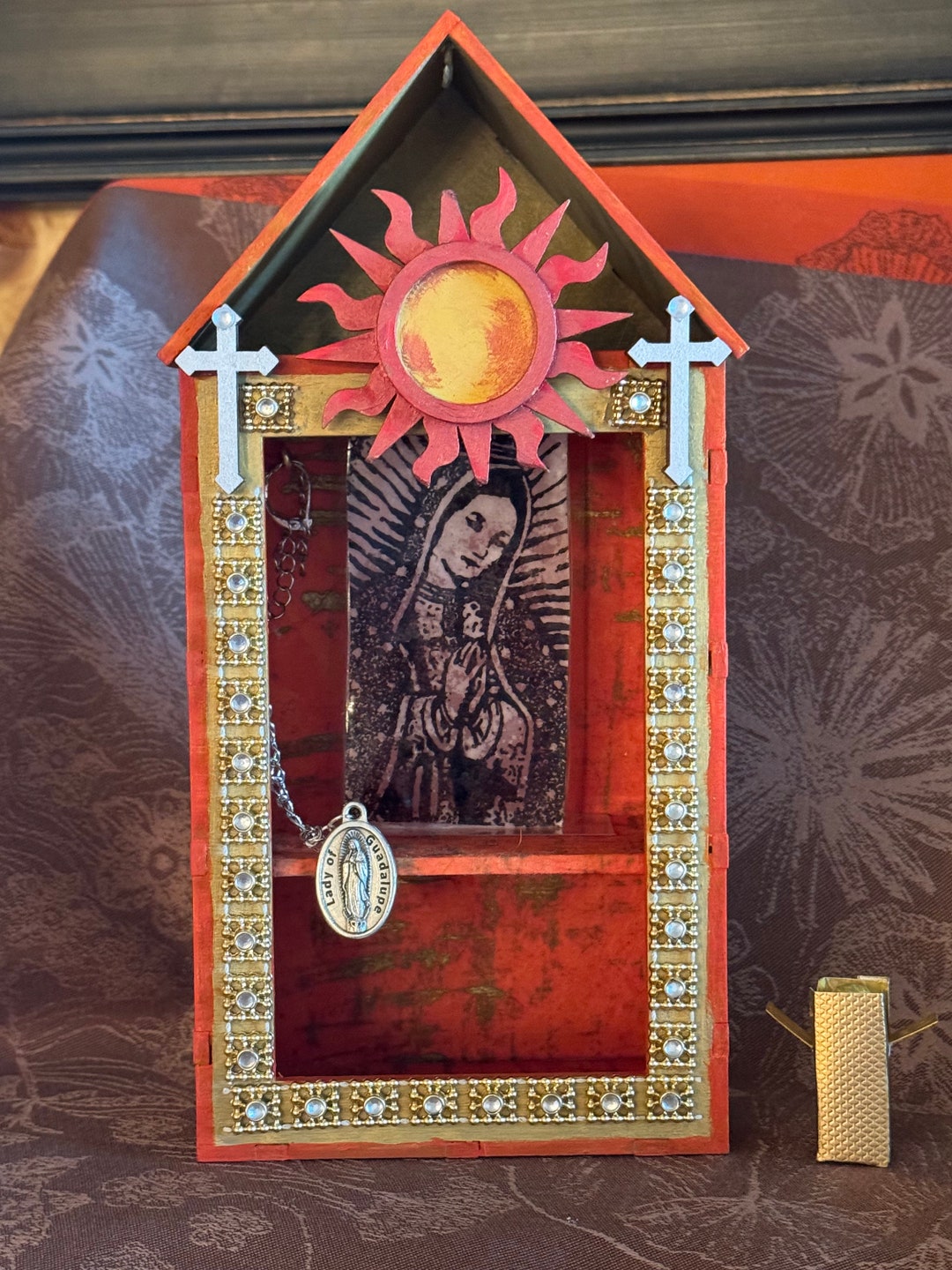 Our Lady of Guadalupe Miniature Altar - Etsy