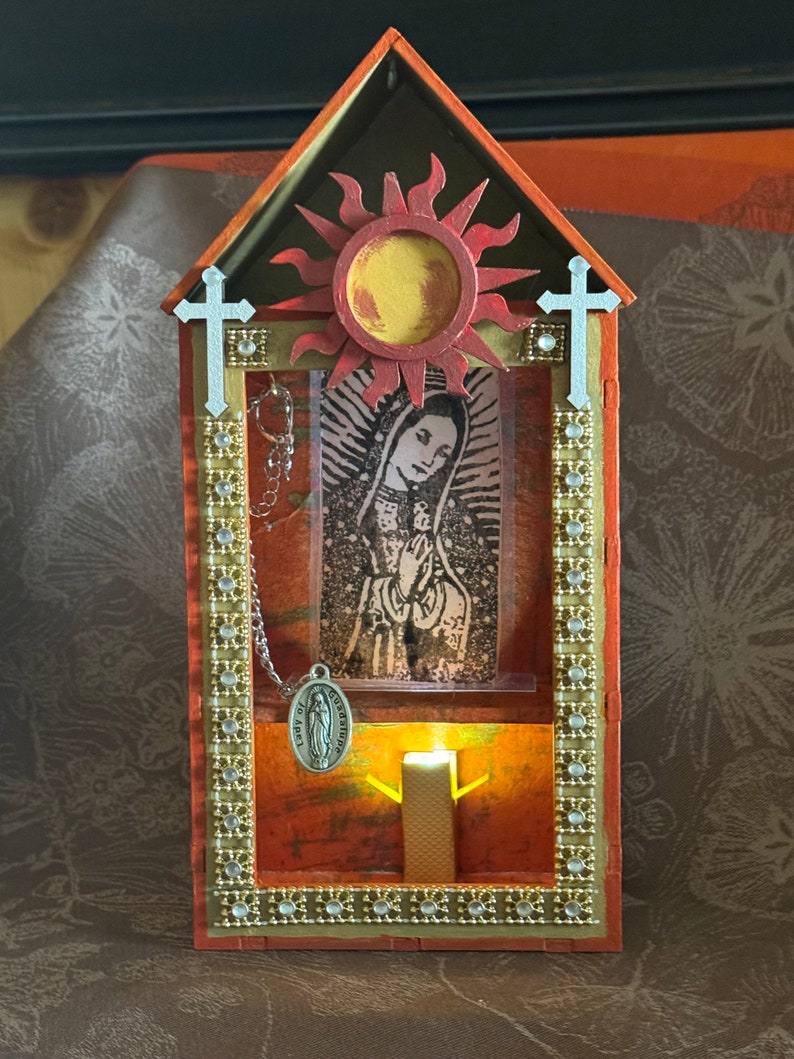 Our Lady of Guadalupe Miniature Altar - Etsy