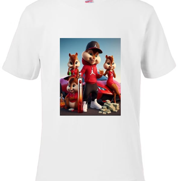 Alvin and the Chipmunks Hoodie - Etsy UK