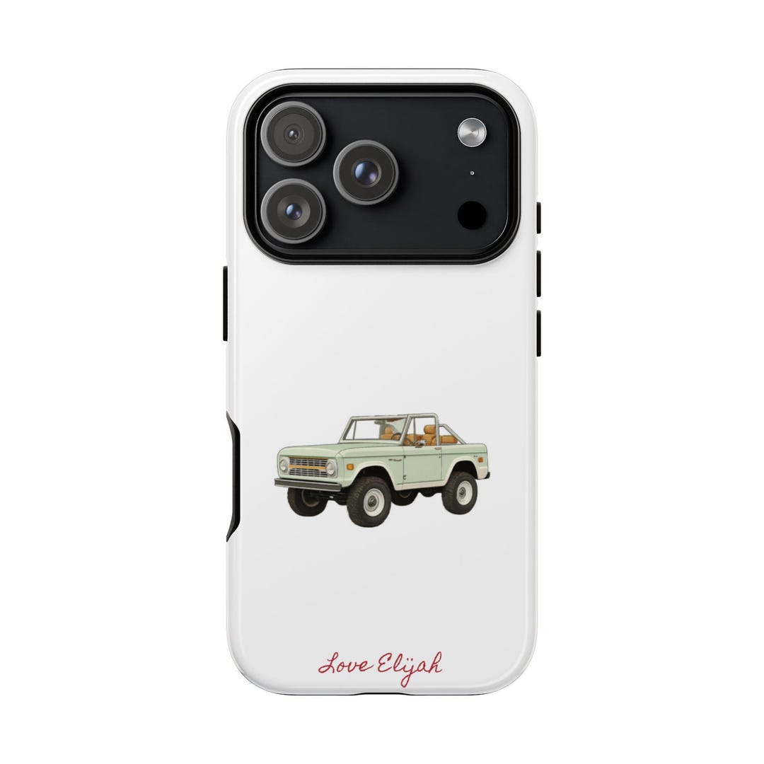 Vintage Green Truck Phone Case | Tough Cases Car Illustration - Etsy