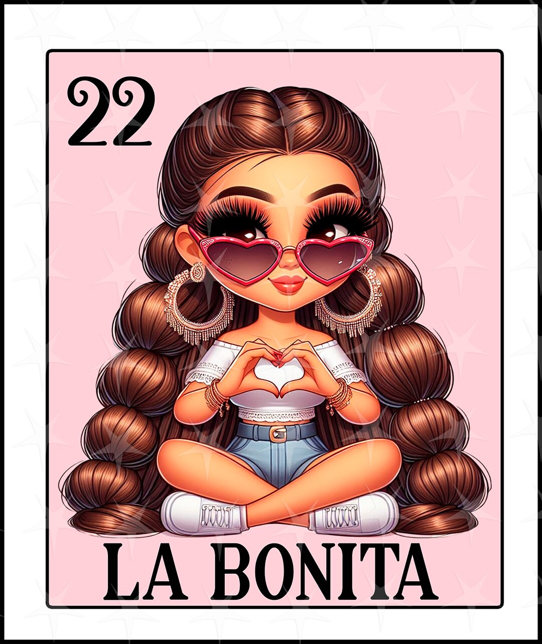 La Bonita Loteria Card - Spanish Sublimation Design (digital Download ...