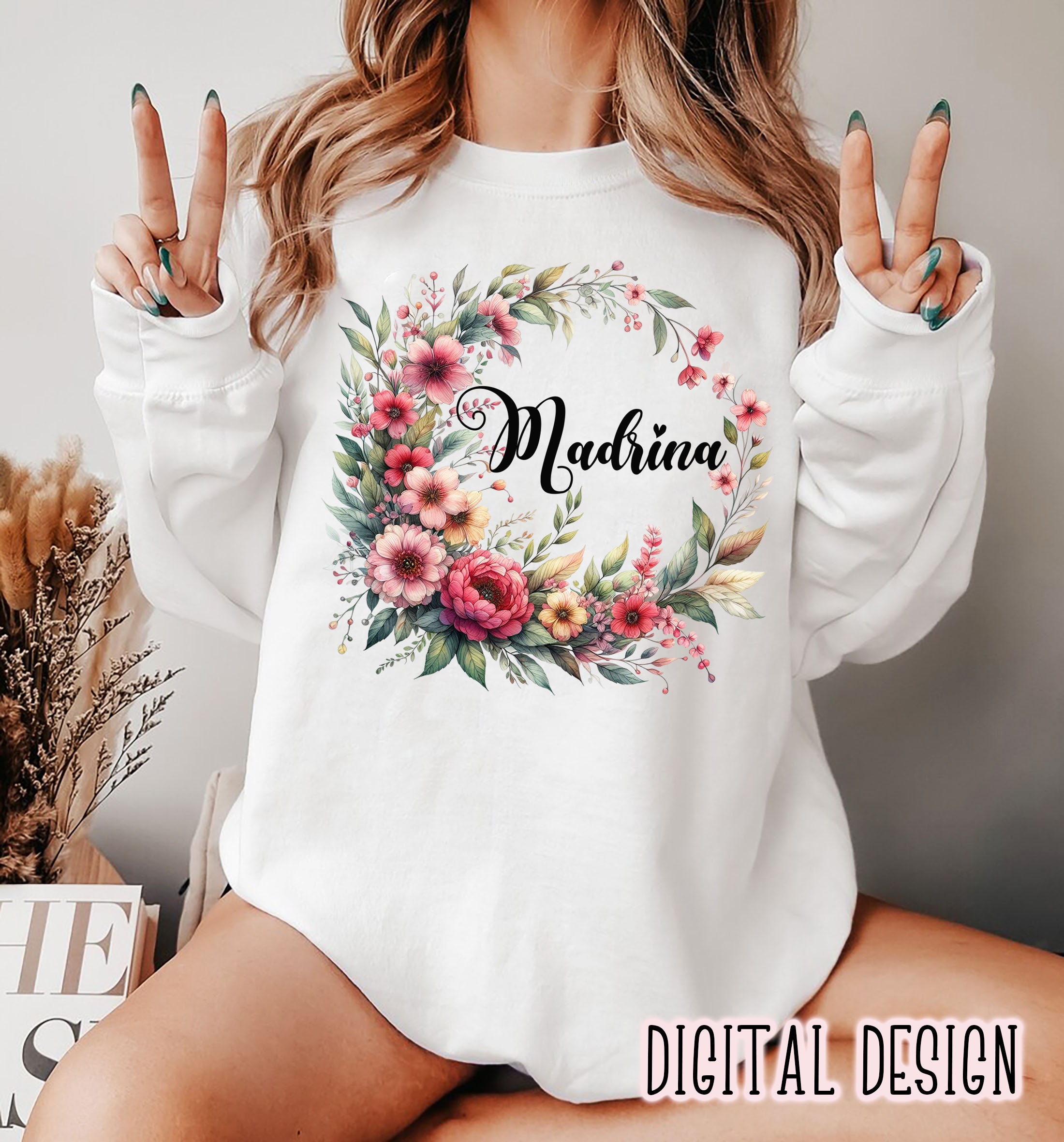 Madrina Sublimation Design, Mother's Day Digital Design, Digital ...