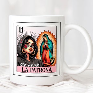 Loteria Card En Espanol, Sublimation Design, La Patrona Chibi Girl Png ...